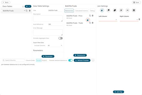 Joining Multiple Data Sources In Workbook Data Table Editor