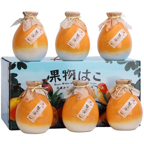 花果盒子七斤嫂桂花酒整箱礼盒黄酒月子女士半甜米酒500ML 6瓶 虎窝淘