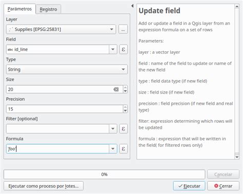 Qgis Processing Modeler To Update Table Geographic Information