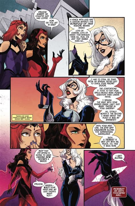 Scarlet Witch 9 Preview Black Cats Magic Heist Gone Awry