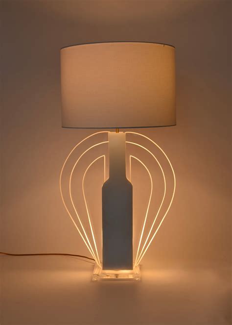 Vintage Layered Plexiglass Lamp Eskell