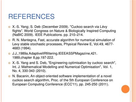 cuckoo search algorithm