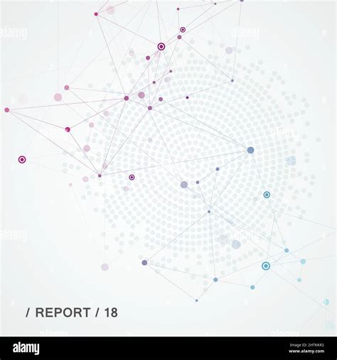 Abstract Polygonal Structure With Connecting Dots And Lines Stock Vector Image And Art Alamy