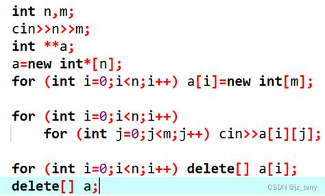 Sysu程设c（第五周）new和delete关键字、动态创建变量数组、内存泄漏、default动态变量如何创建和销毁 Csdn博客
