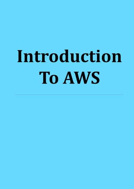Module 1 Introduction To Aws Demo 4 Pdf
