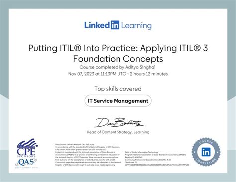 Aditya Singhal On Linkedin Certificate Of Completion