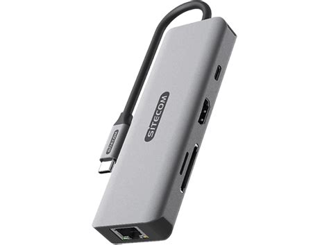 Sitecom 8 In 1 Usb C Met Pd Multiport Adapter Kopen Mediamarkt