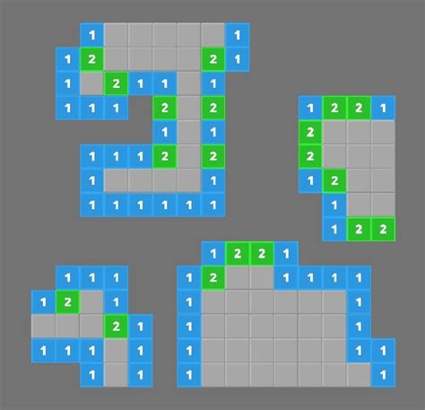 Custom Vector Minesweeper Tileset By Yugg0