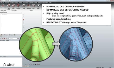Altair Shows Off Simlab 140s New Meshing Tools And Gui