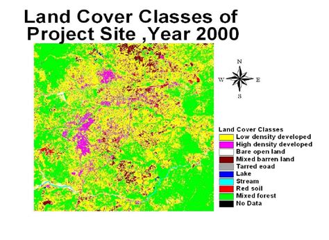 Result Of Maximum Likelihood Classification Of 2000 Landsat Data Set
