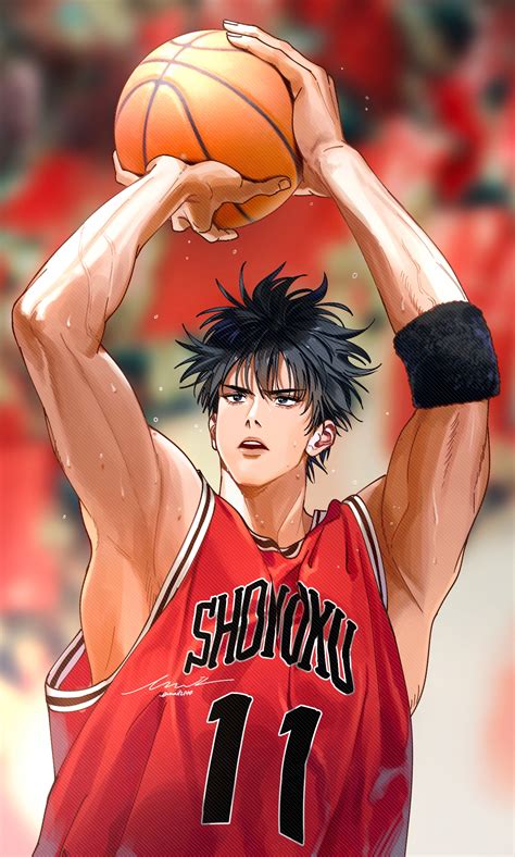 Rukawa Kaede Slam Dunk Drawn By Email2140 Danbooru