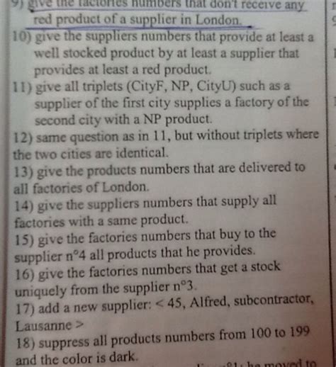 Solved The Schema Of The Relational Data Base Puf Is U