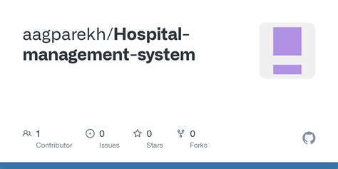 GitHub Aagparekh Hospital Management System