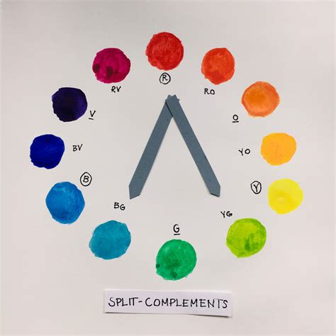 Split Complementary Colors Example