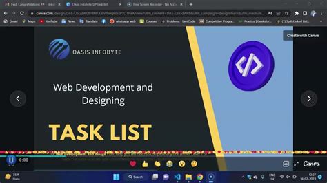 Rinkal Saraswat On Linkedin Webdevelopment Oasisinfobyte Internship