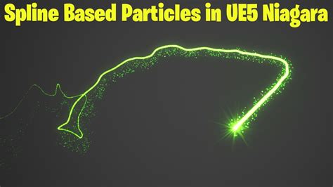 spline based particles in ue5 niagara tutorial cghow ashif ali