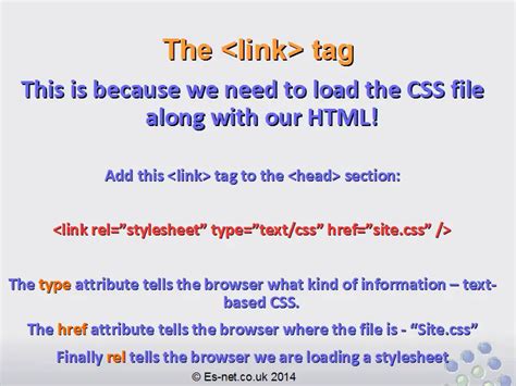 Loading External Css Files Using The Tag