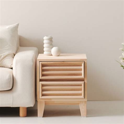 가구의가치 엠마 쇼파 침대 옆 원목 선반 미니 협탁 위시버킷