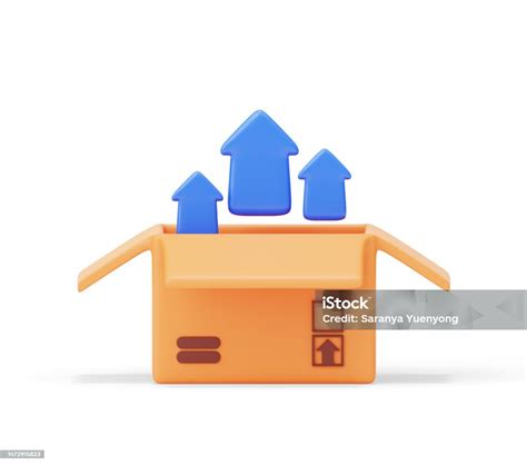 화살표가 있는 골판지 상자 열기 수출 배달 배송 아이콘 기호 또는 기호 3d 배경 그림 3차원 형태에 대한 스톡 사진 및 기타 이미지 3차원 형태 법적 절차 판지상자