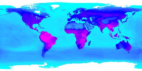 Example Of A Species Richness Map For Bird Species Based On The 14000