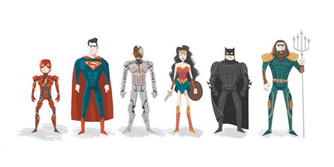 Justice League Lineup On Behance