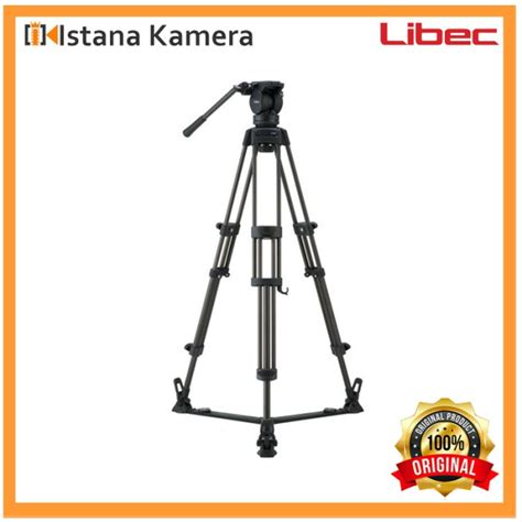 Jual Libec Lx7 Tripod With Pan And Tilt Fluid Head And Floor Spreader Jakarta Pusat