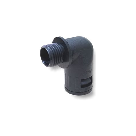 Муфта для гофрированных труб WEYER WQW-M16B/AD15.8 - коннектор угловой ...