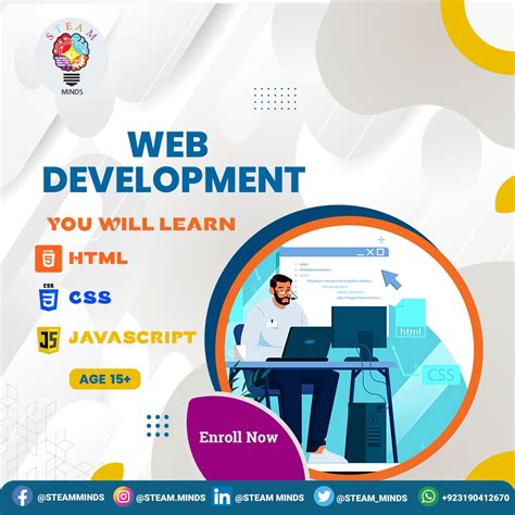 Steam Minds On Linkedin Webdevelopment Html Css3 Javascript
