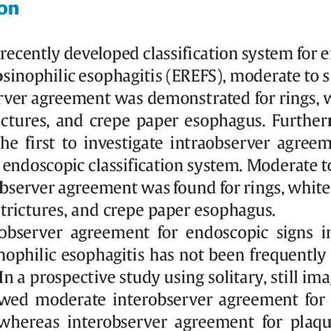 Interobserver Agreement Of Erefs And Alternative Grading Download Table