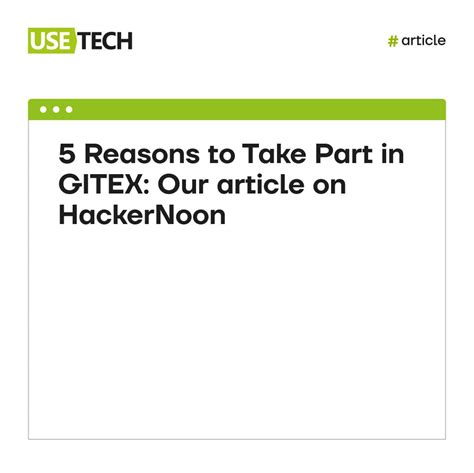 Usetech On Linkedin Gitex Business