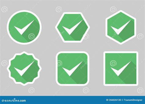 Check Marks Icon Set Tick Marks Accepted Approved Yes Correct Ok Right Choices Task