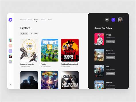 Glitch Gaming Platform UI Kit I By Anton Tkachev For UI On Dribbble