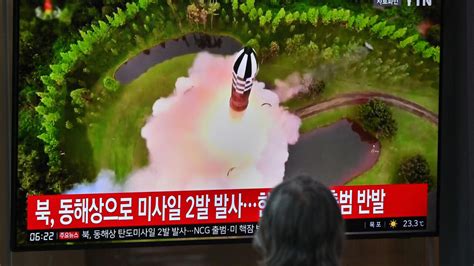 N Korea Test Fires Icbm With Range To Strike Us Second Launch In Two Days