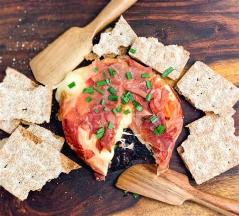 Prosciutto Wrapped Brie With Cherry Peppers Mince Republic