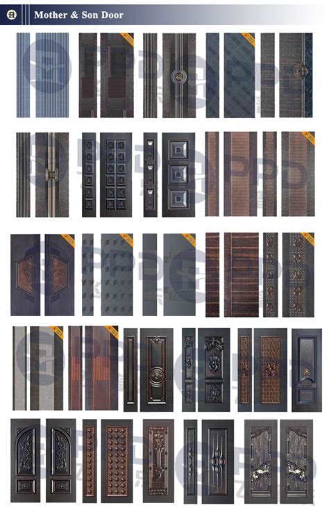 New Design Metal Door Skin Sheet Exterior Door Skin Panel Door Steel