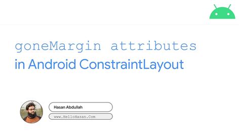 Gonemargin Attributes In Android Constraintlayout Bangla Youtube