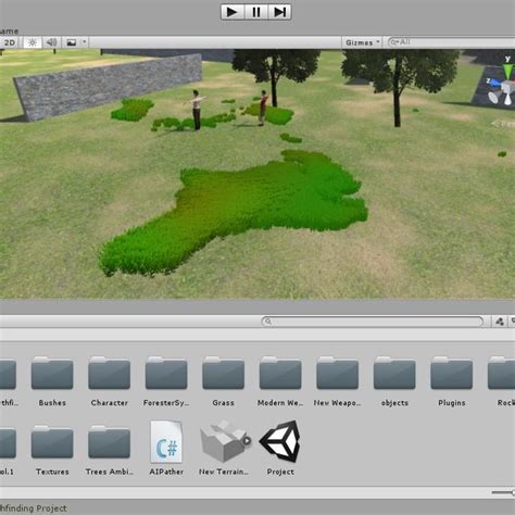 Image Of The Unity Ide Download Scientific Diagram