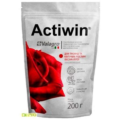 Комплексное минеральное удобрение для роз и цветущих растений Actiwin ...
