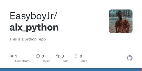 Github Easyboyjralxpython This Is A Python Repo