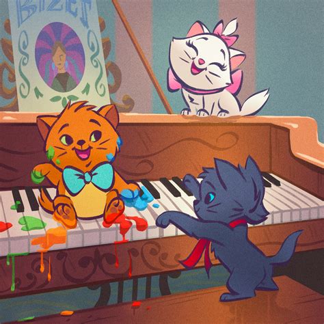 이슈 유머 오늘도 귀여운 고양이 😺😸😻 디즈니 아리스토캣 