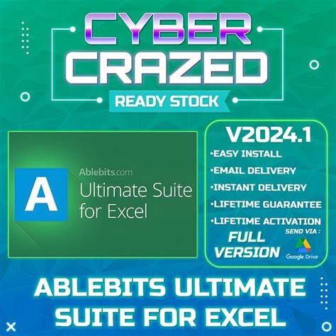 Jual Ablebits Ultimate Suite For Excel Business Edition 2024134431616 Full Version Versi