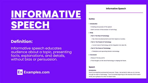 35 Informative Speech Examples