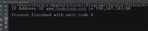 Python Socket How To Get Website Ip Address Codeloop