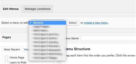 Php Wordpress Menu Select List Dropdown Capped To 10 Items Stack