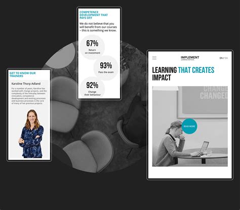 Implement Learning Institute — Redesign Corporate Site On Behance