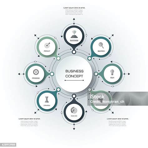 벡터 인포그래픽 3d 용지 주기 다이어그램 템플릿 0명에 대한 스톡 벡터 아트 및 기타 이미지 0명 그래프 다이어그램 Istock