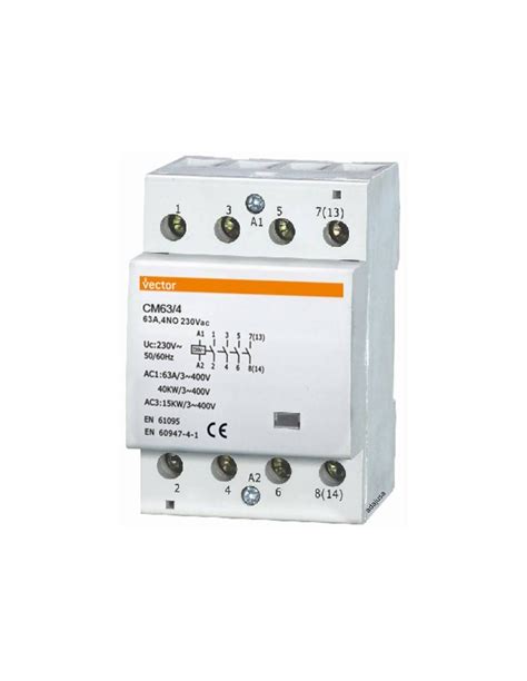 Modular Contactor 4 Poles 63a 24v Vmc Adajusa Price