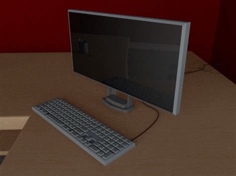 Desktop Computer 3d Model By Jayk3d