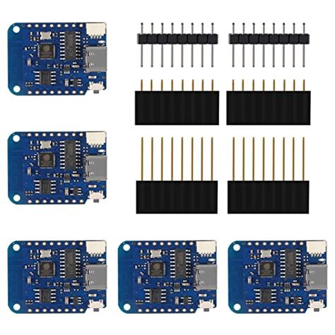 Dweii Lot De 5 Cartes Usb D1 Mini V400 Type C Nodemcu Esp8266 Wifi Iot Type C Usb Wlan Base