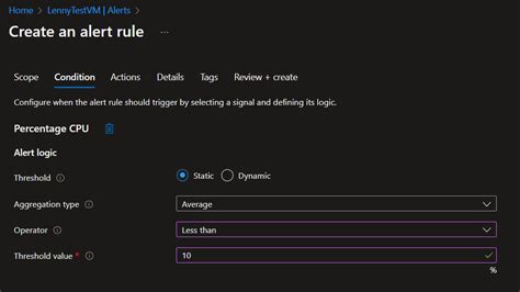How To Turn Off An Azure VM Based On CPU Usage